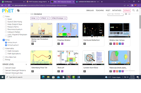 Tingkatkan Pemahaman Belajar Siswa Melalui Media Simulator “Phet ...